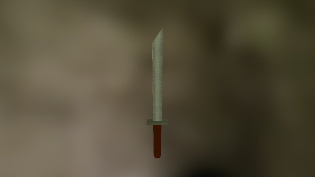 Tanto Knife - 3D model by Leonardo (@dahkushb0zz) [114c28a] - Sketchfab