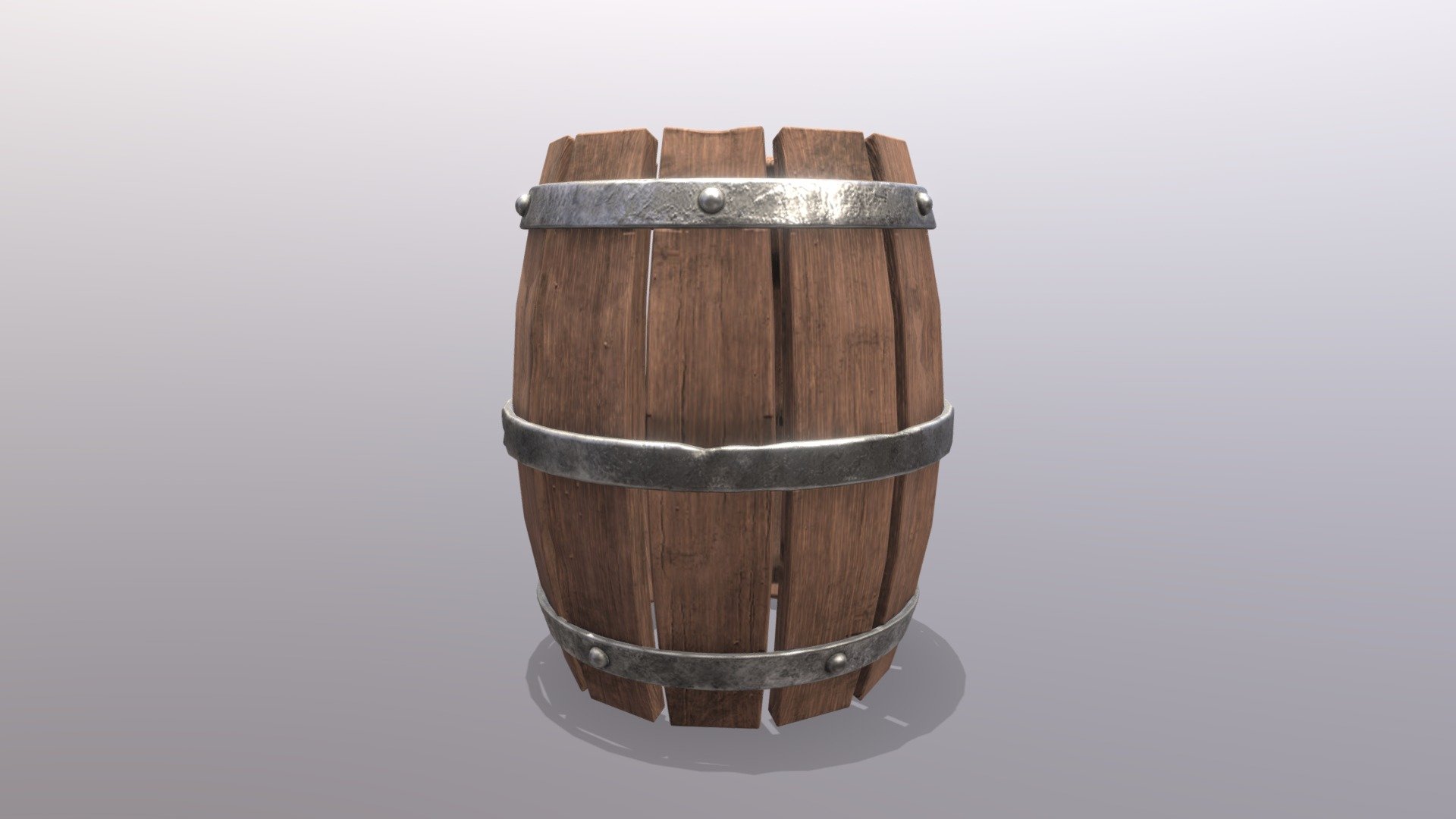 Medieval Barrel - Download Free 3D model by BrainMayhem [114c482 ...