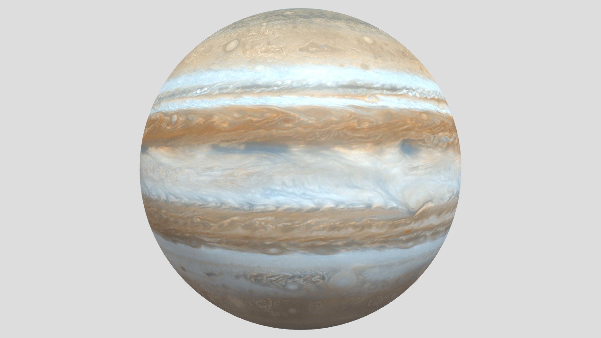 8K HD Planet Jupiter - Buy Royalty Free 3D model by Philip Storm ...