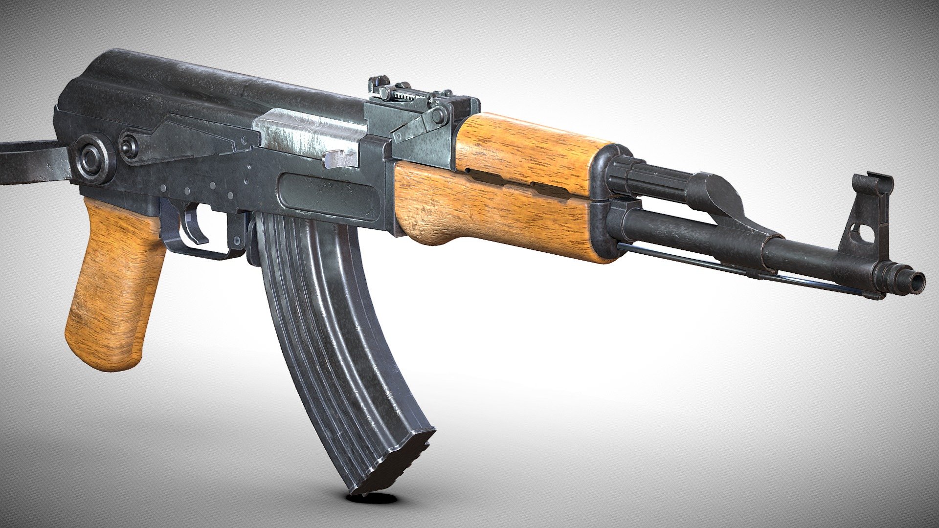 Ak-47 - Download Free 3D model by Ika3D (@ikagogava) [114e29f] - Sketchfab