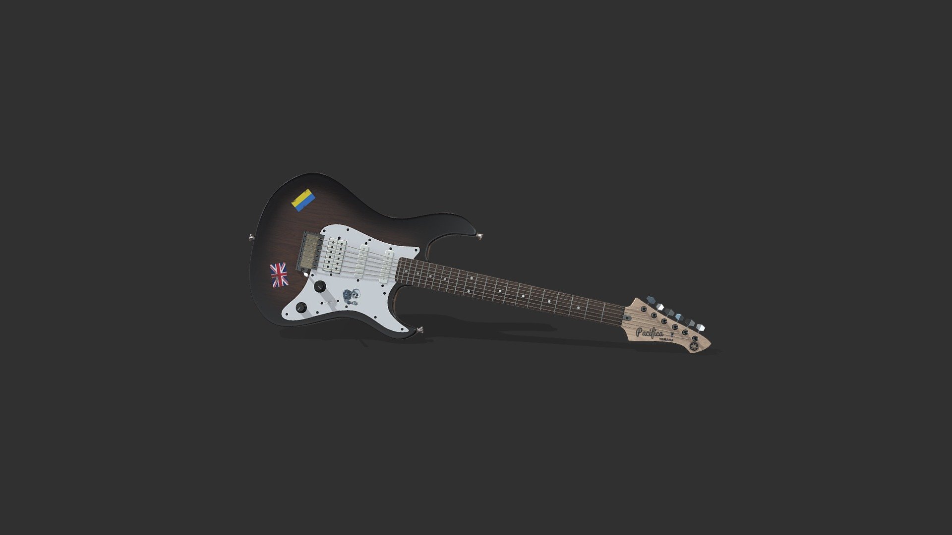 Electric Guitar - 3D model by rangy_3d (@rangy_ph) [114e7e9] - Sketchfab