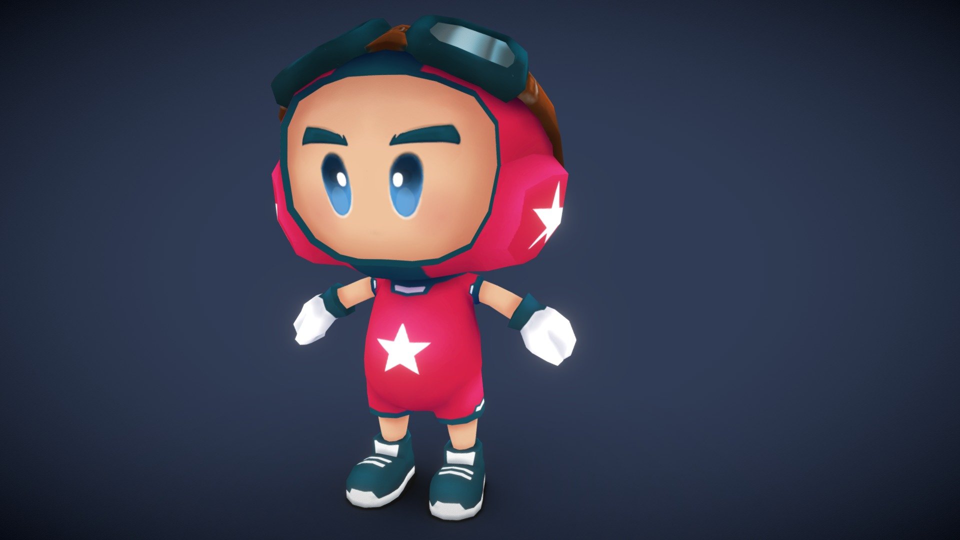 Character model sci-fi low poly - Buy Royalty Free 3D model by Beeapo ...