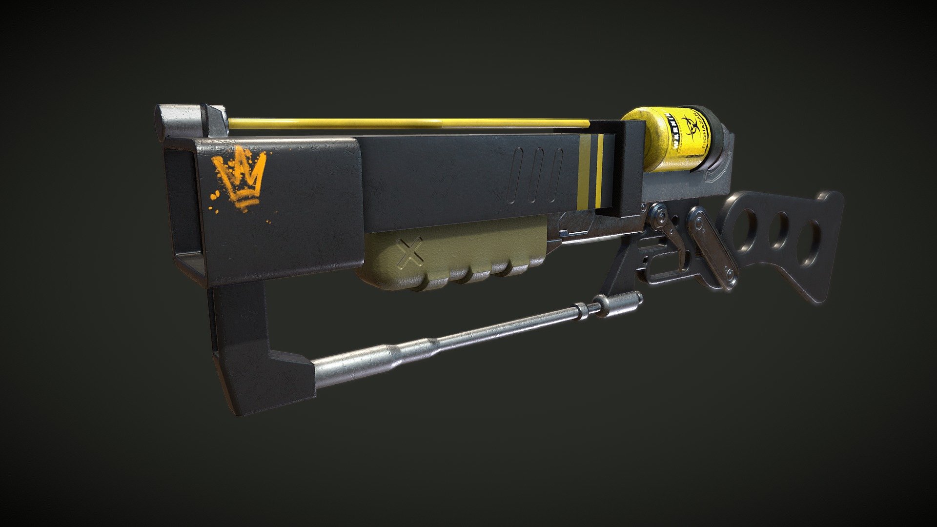 Game Ready AER9 Laser Rifle - 3D model by VaFlee [11501ff] - Sketchfab