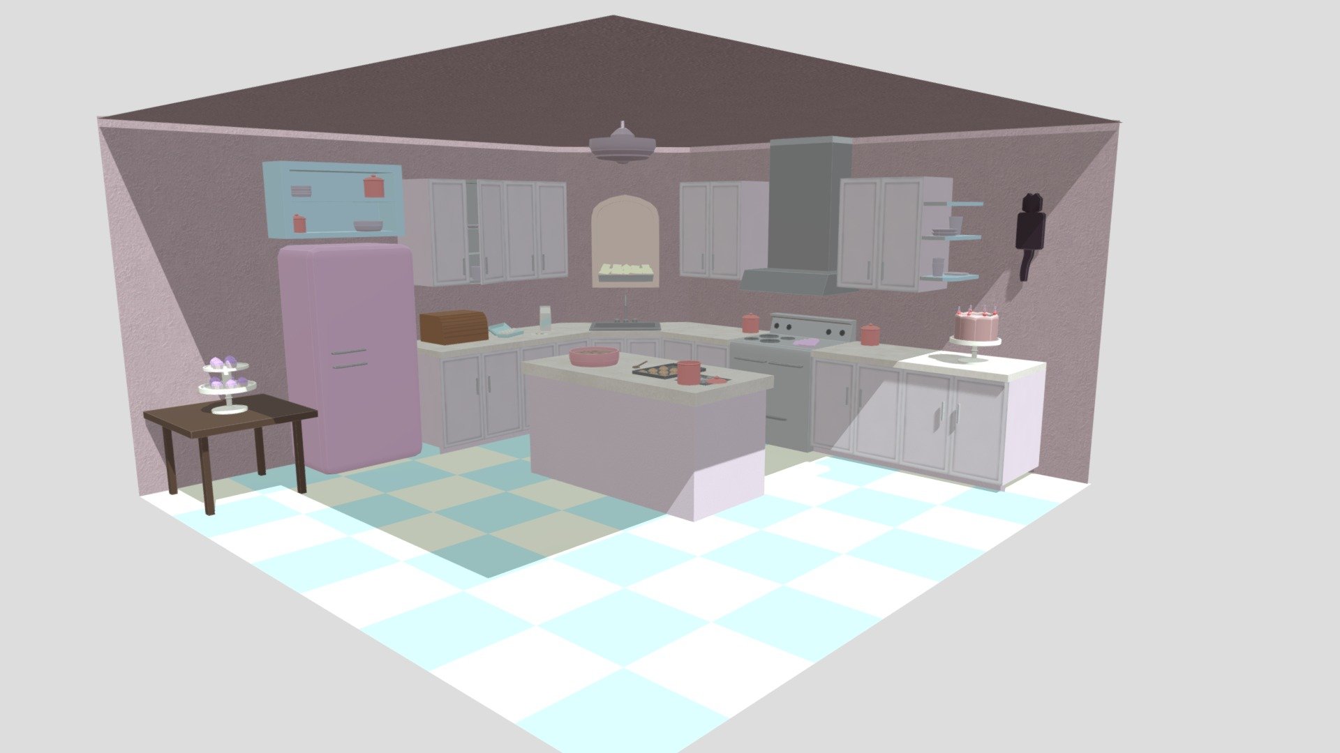 Kitchen Texture - 3D model by Eboyles [115072f] - Sketchfab