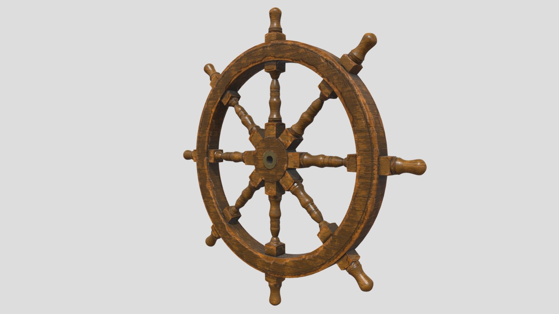 Ship Wheel - Download Free 3D model by Suddenspark_ [1156814] - Sketchfab