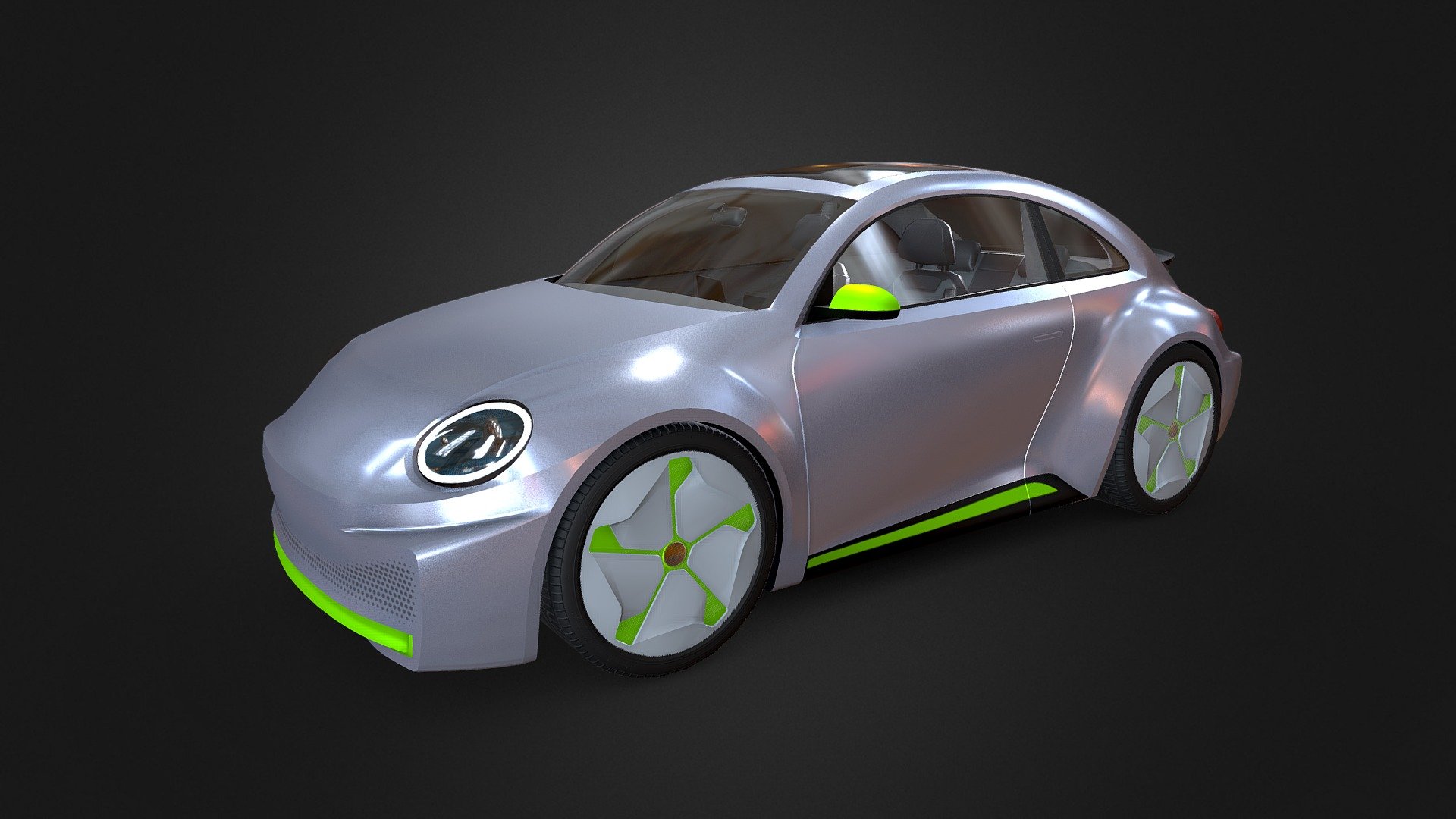 E-Beetle Concept - 3D model by Victor L. (@Vic85) [115802c] - Sketchfab