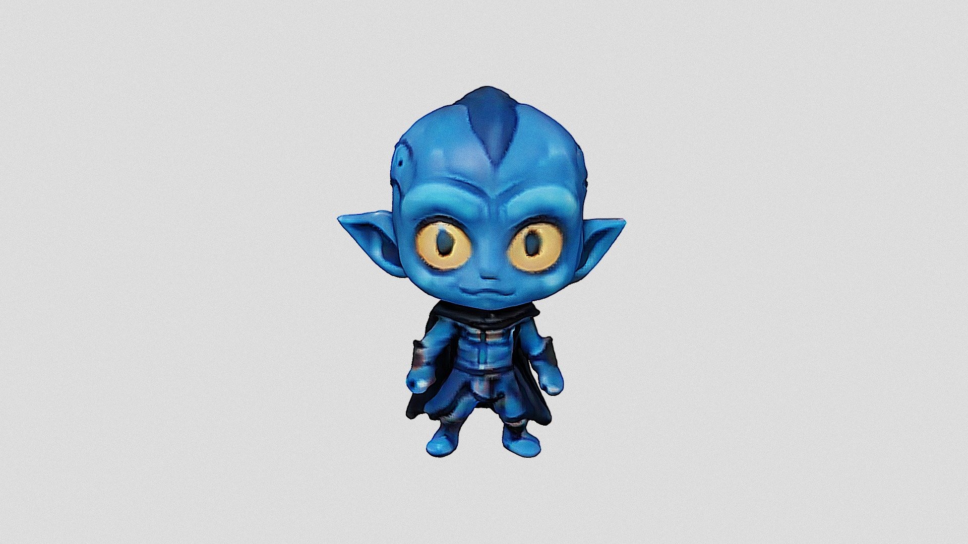 Blue Alien - Download Free 3D model by Emm (@edemaistre) [115889f ...