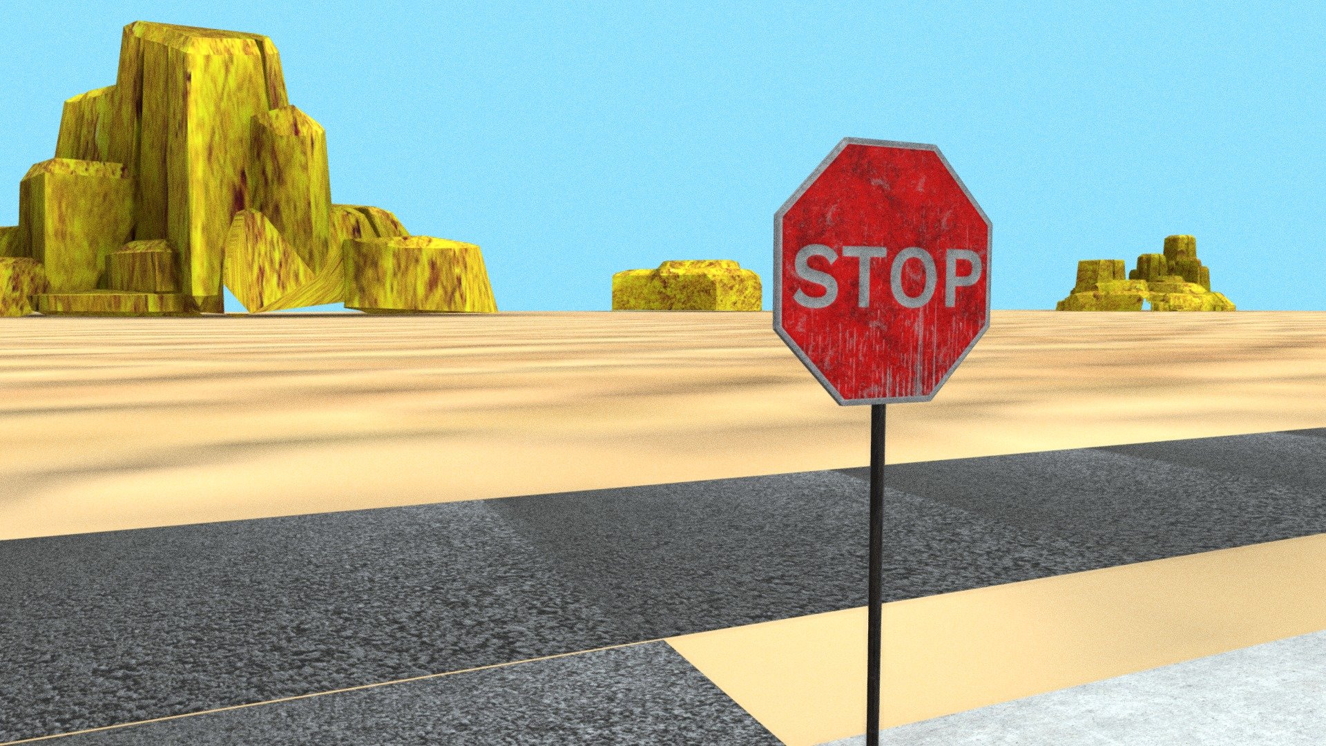 Liminal space Texas - Download Free 3D model by alex.andain.777 ...