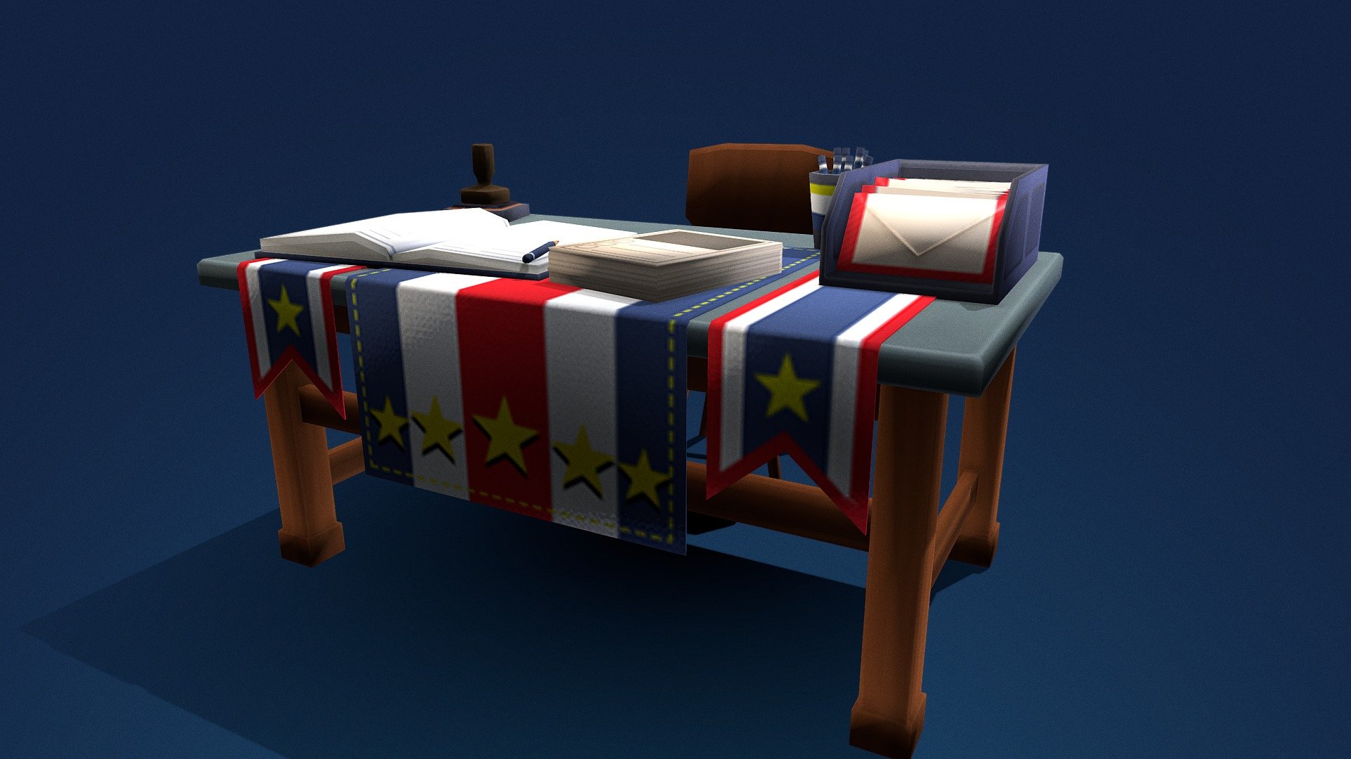 Registration Table - 3D model by Phlo (@PhloArt) [1159f0a] - Sketchfab