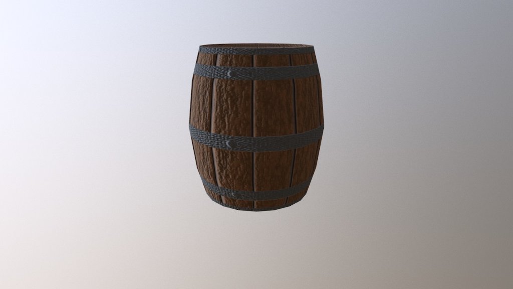 Barrel - 3D model by Benjamin Wu (@BWu8) [115bb39] - Sketchfab