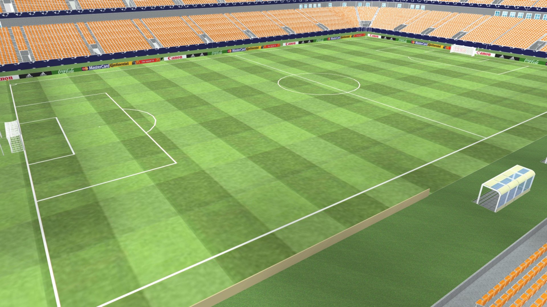 Stadium 1 - 3D model by Architkan [115c4fc] - Sketchfab