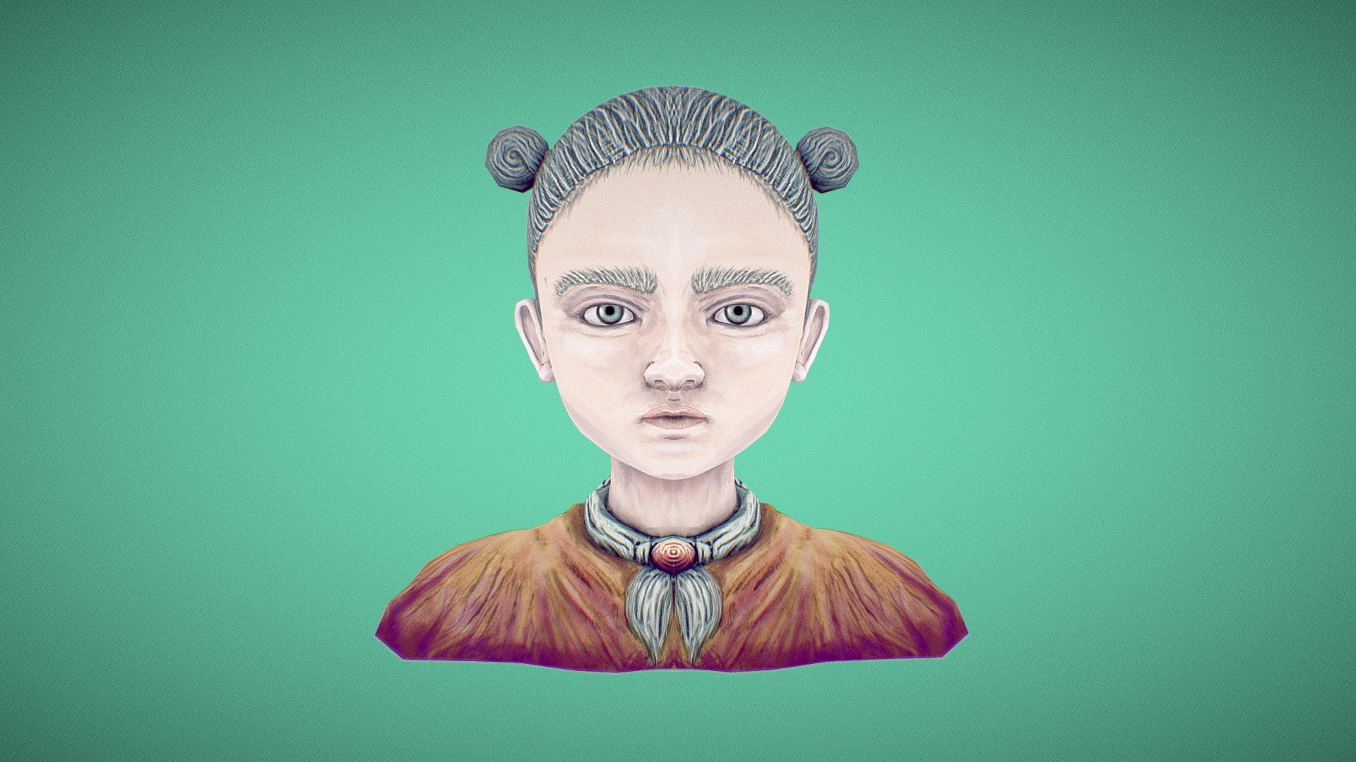 Indifferent Girl - 3D model by B Domeier (@acidfawn) [115cc01] - Sketchfab