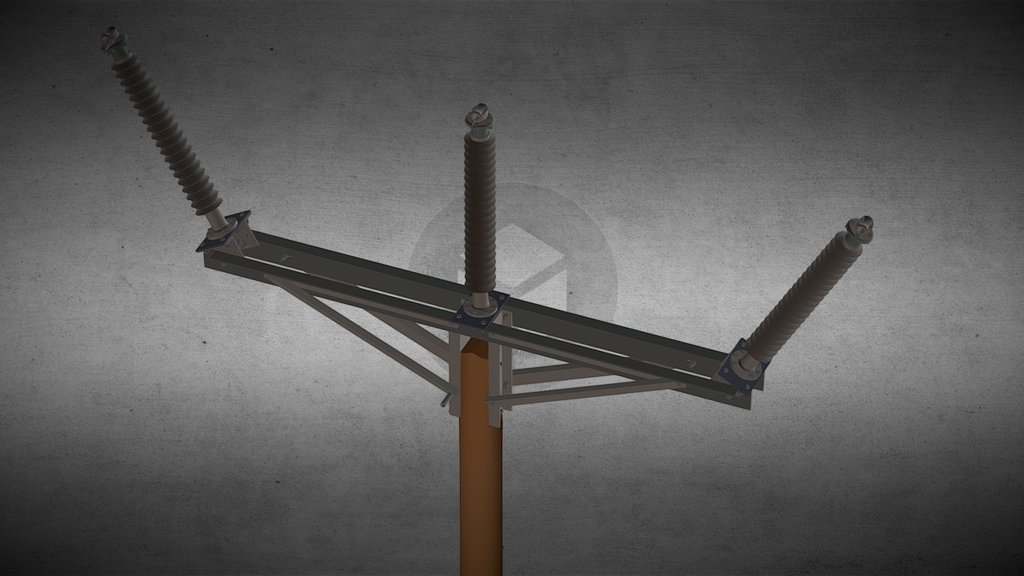 Trident Intermediate Pole - 3D model by Line Design Technology ...