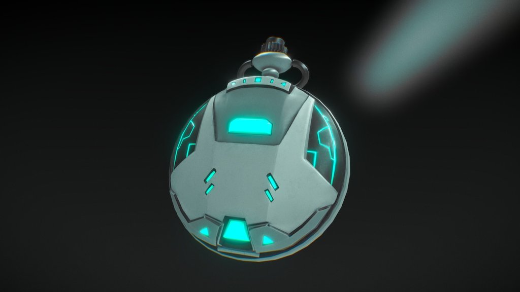Sci-fi Pocket Watch - 3D model by Lukáš Marek (@Parek) [115e7ea ...