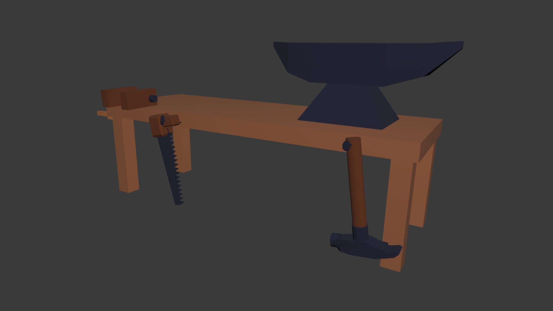 Crafting table - Download Free 3D model by Valsev [115ebef] - Sketchfab
