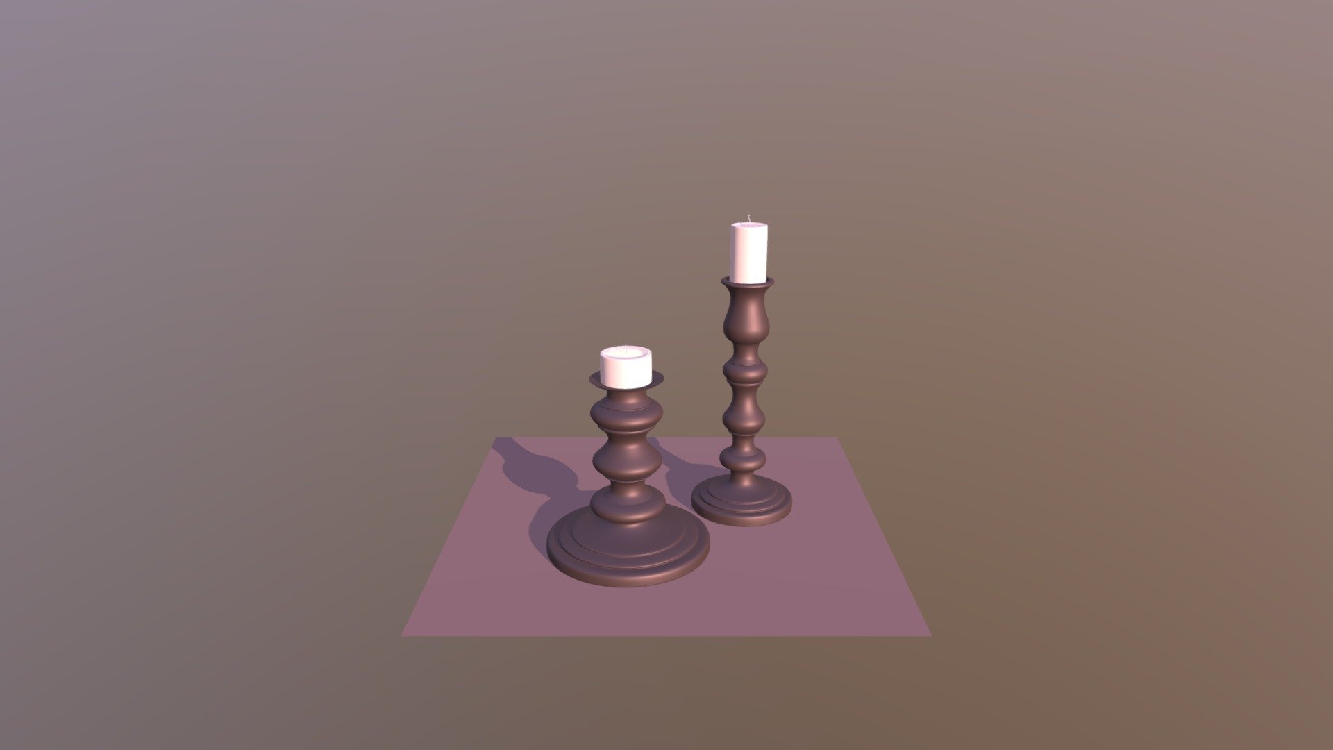candlestick - 3D model by emilycrgomes [115f2b7] - Sketchfab