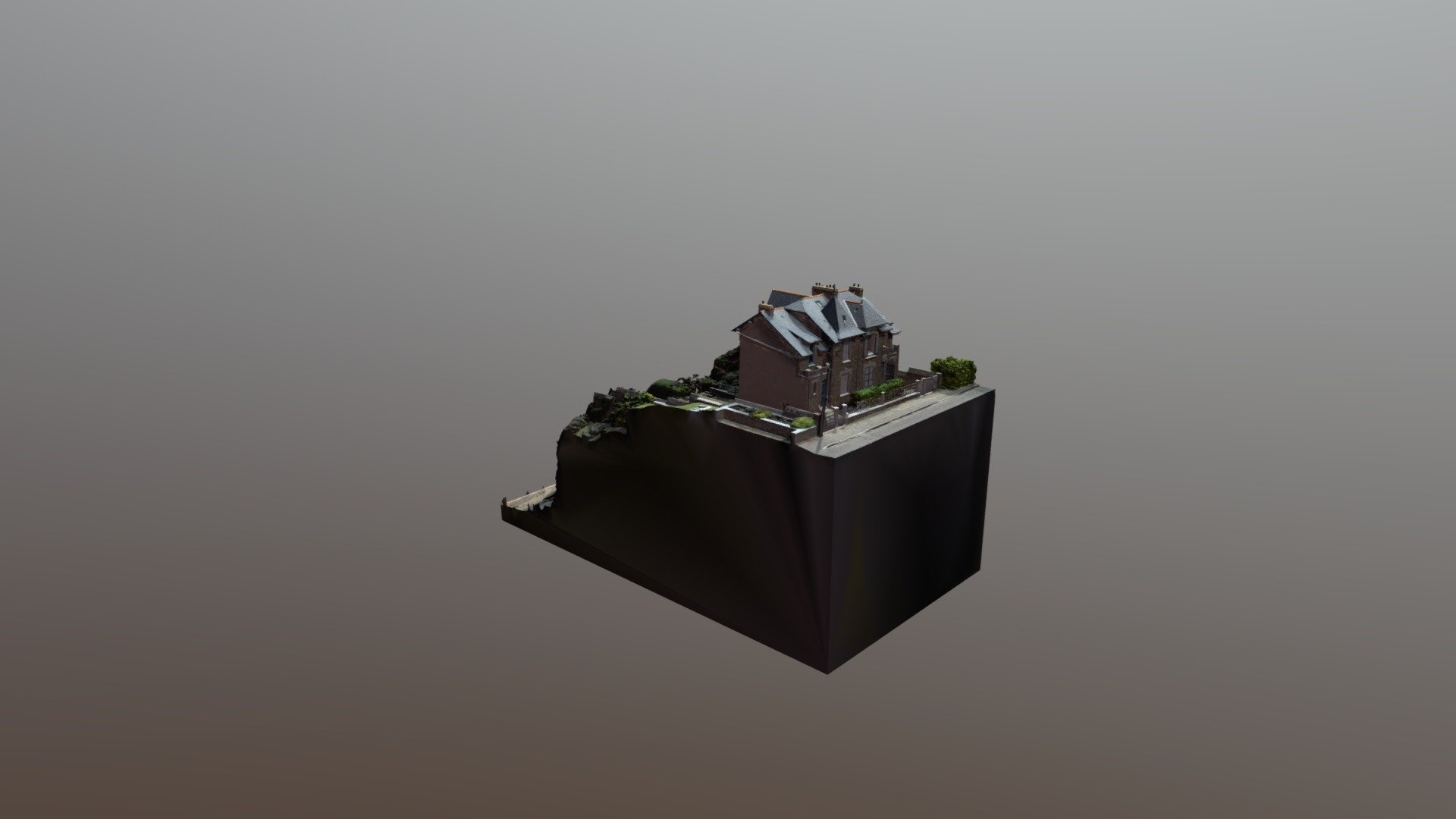 Malouinière en bord de mer à St Malo - 3D model by Dronalys [115f51d ...
