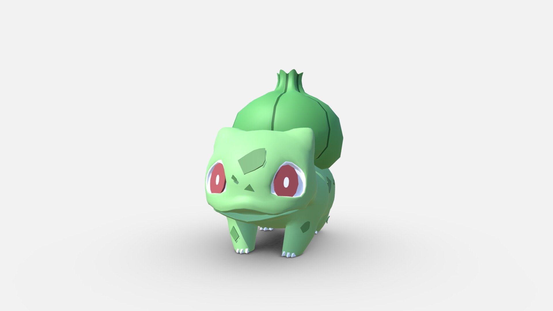 Bulbasaur - Download Free 3D model by HOU YAN (@a5533809) [115f6ef ...