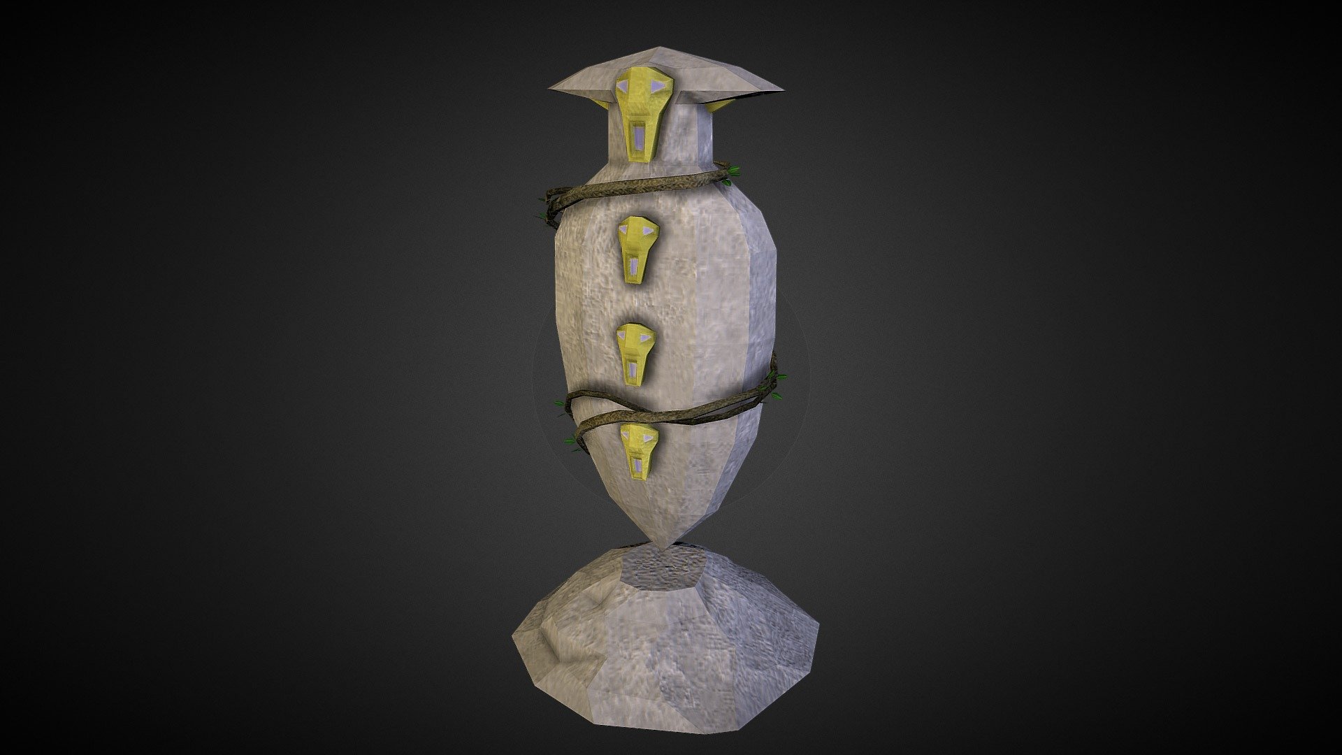 Stone Totem Turret - 3D model by Gearen [115ffcb] - Sketchfab