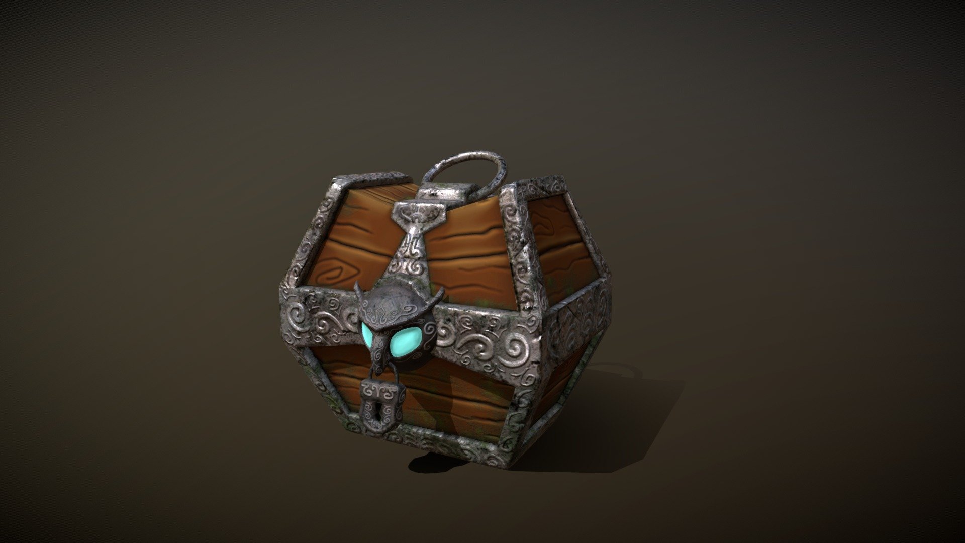 Stylized fantasy treasure chest lowpoly PBR - Buy Royalty Free 3D model ...