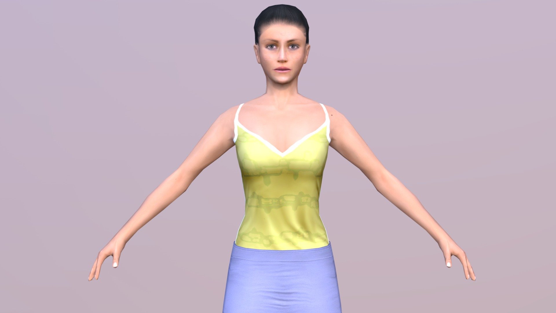 Girl 2 - Buy Royalty Free 3D model by jasirkt [1161f0d] - Sketchfab Store