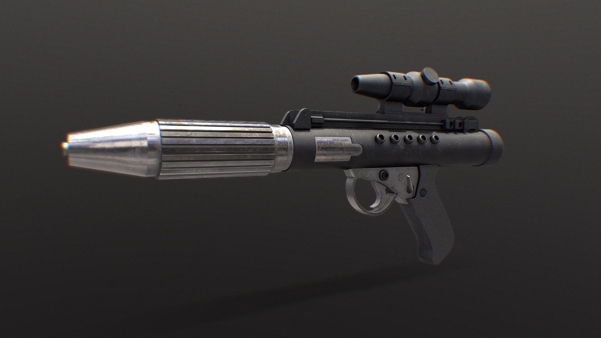 Dh 17 Blaster - 3D model by malek3dGraphics [116255f] - Sketchfab