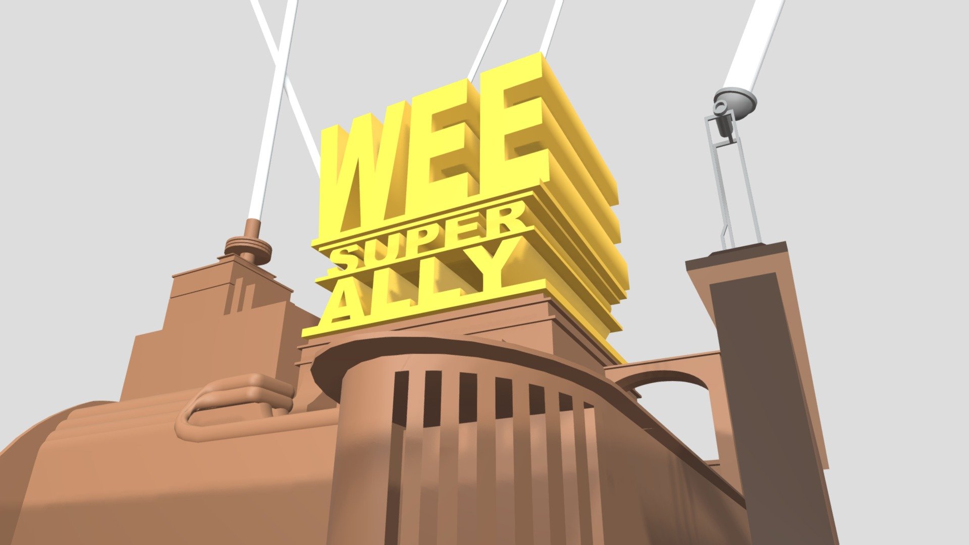 Wee Super Ally Logo Remake #1 - Download Free 3D model by ...
