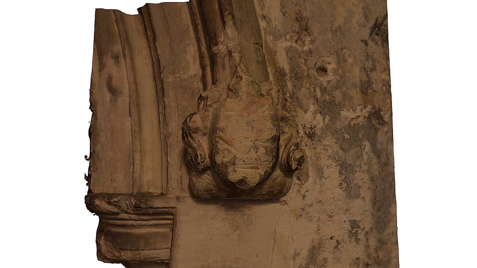 King label stop C14th - 3D model by Rochester Cathedral ...