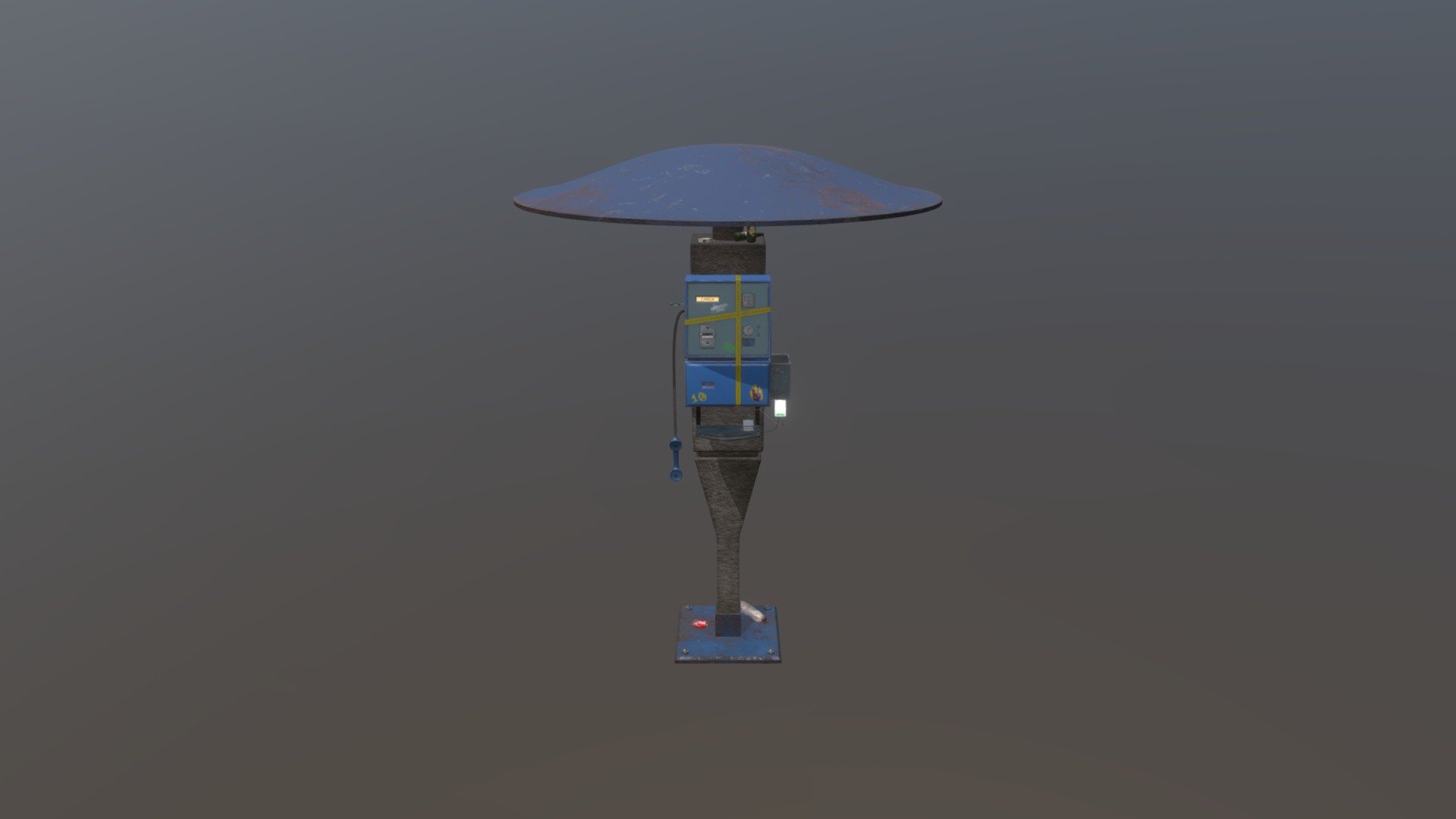 Payphone - 3D model by KIRILL DON (@kirilldon) [1164e74] - Sketchfab