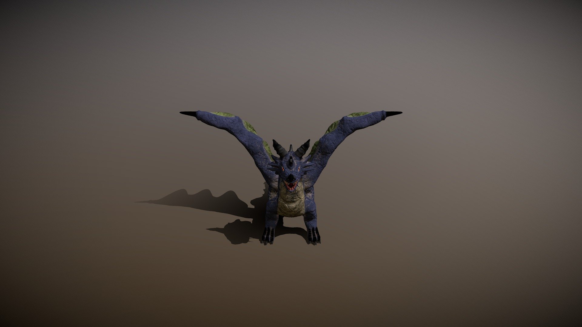 The Blue Dragon - 3D model by JosephRPerez [1165c83] - Sketchfab