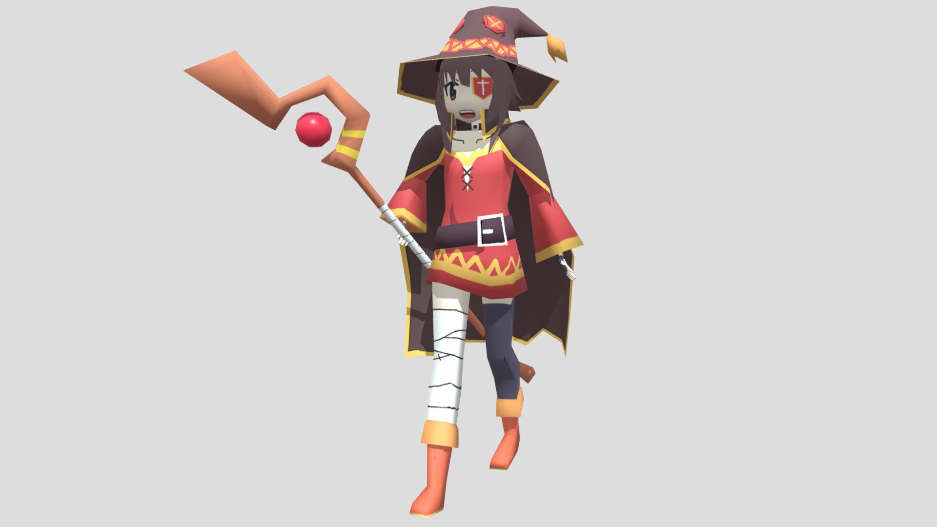 Megumin - 3D model by jb117 [1166249] - Sketchfab