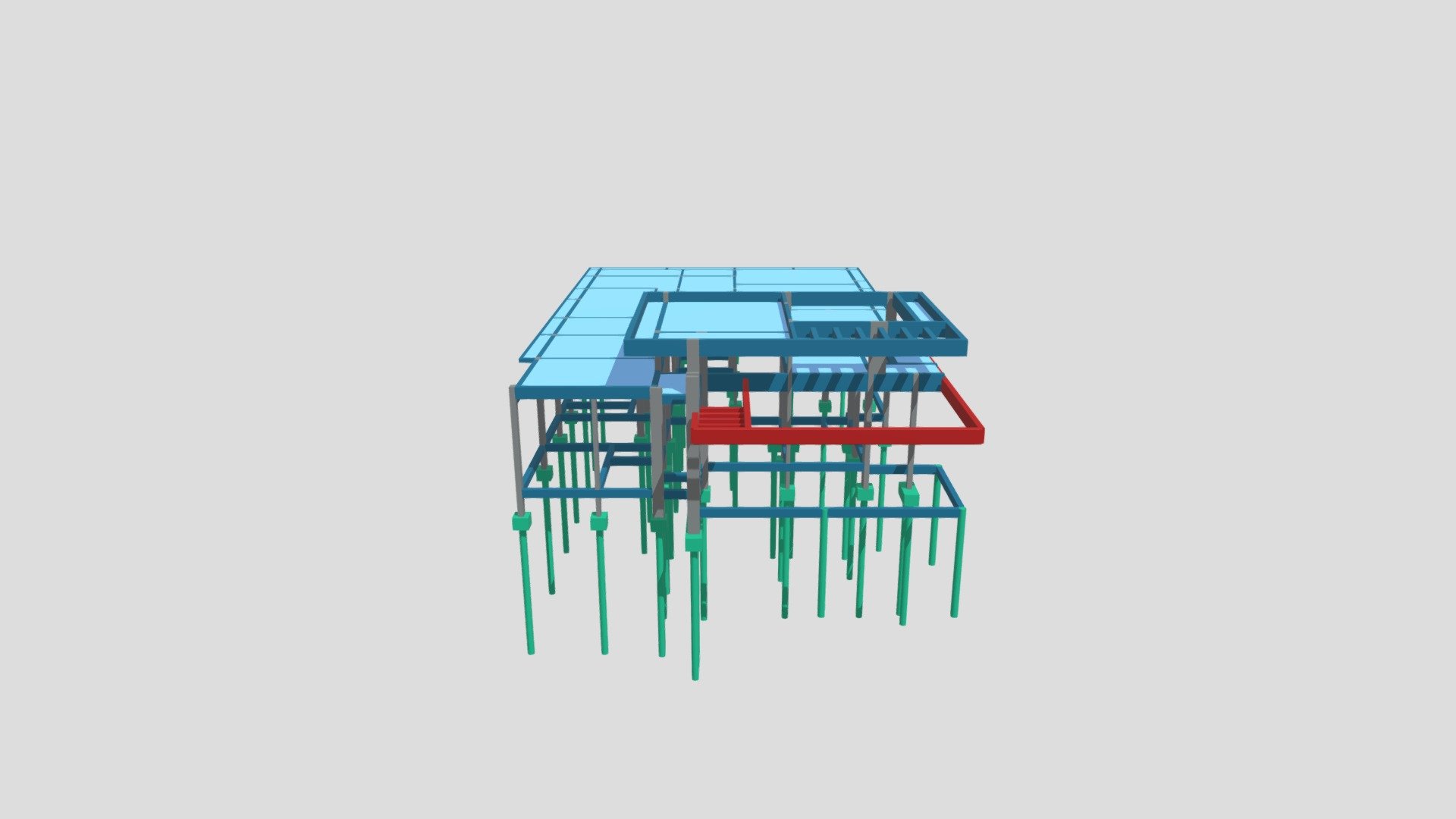 Modelo Estrutural 3D - Download Free 3D model by hiratafelipe [1167ee8 ...