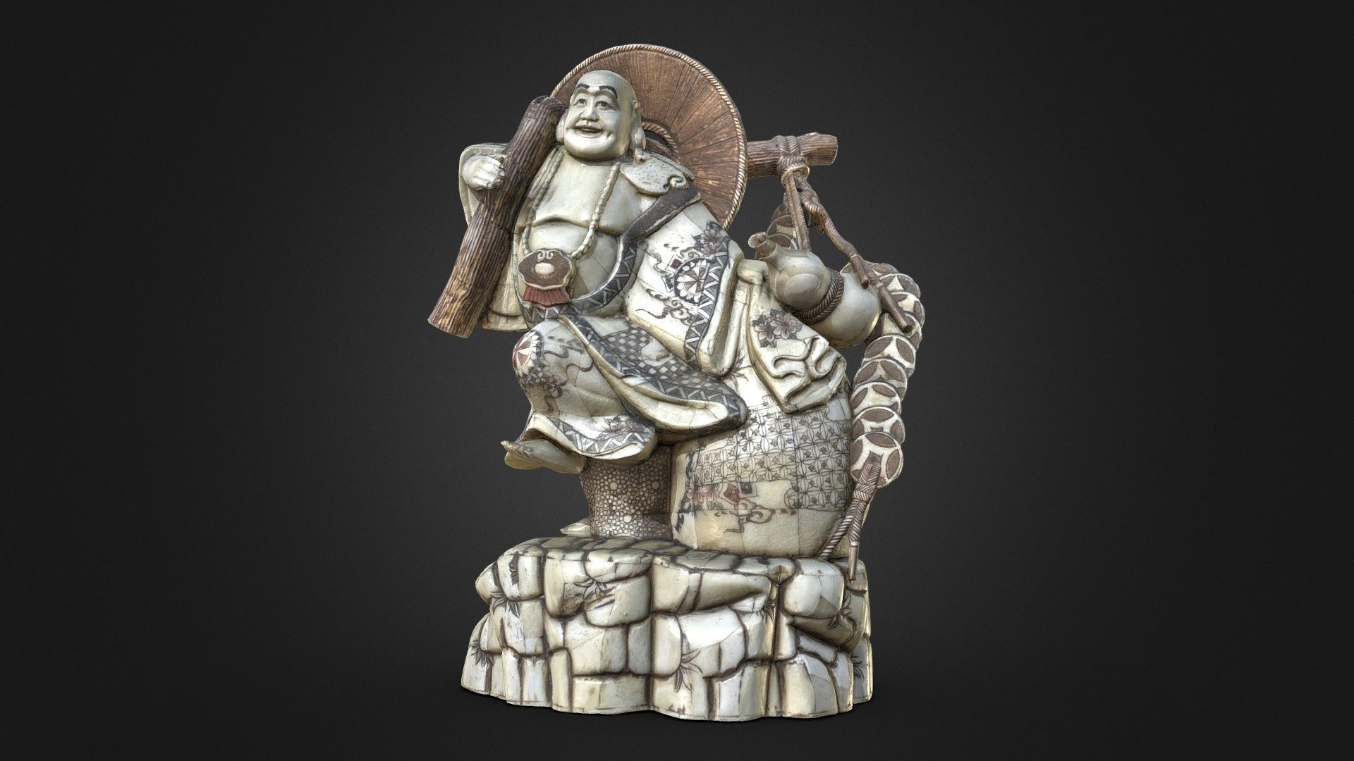 Bone Buddha - 3D model by Casper (@cie) [11698ec] - Sketchfab
