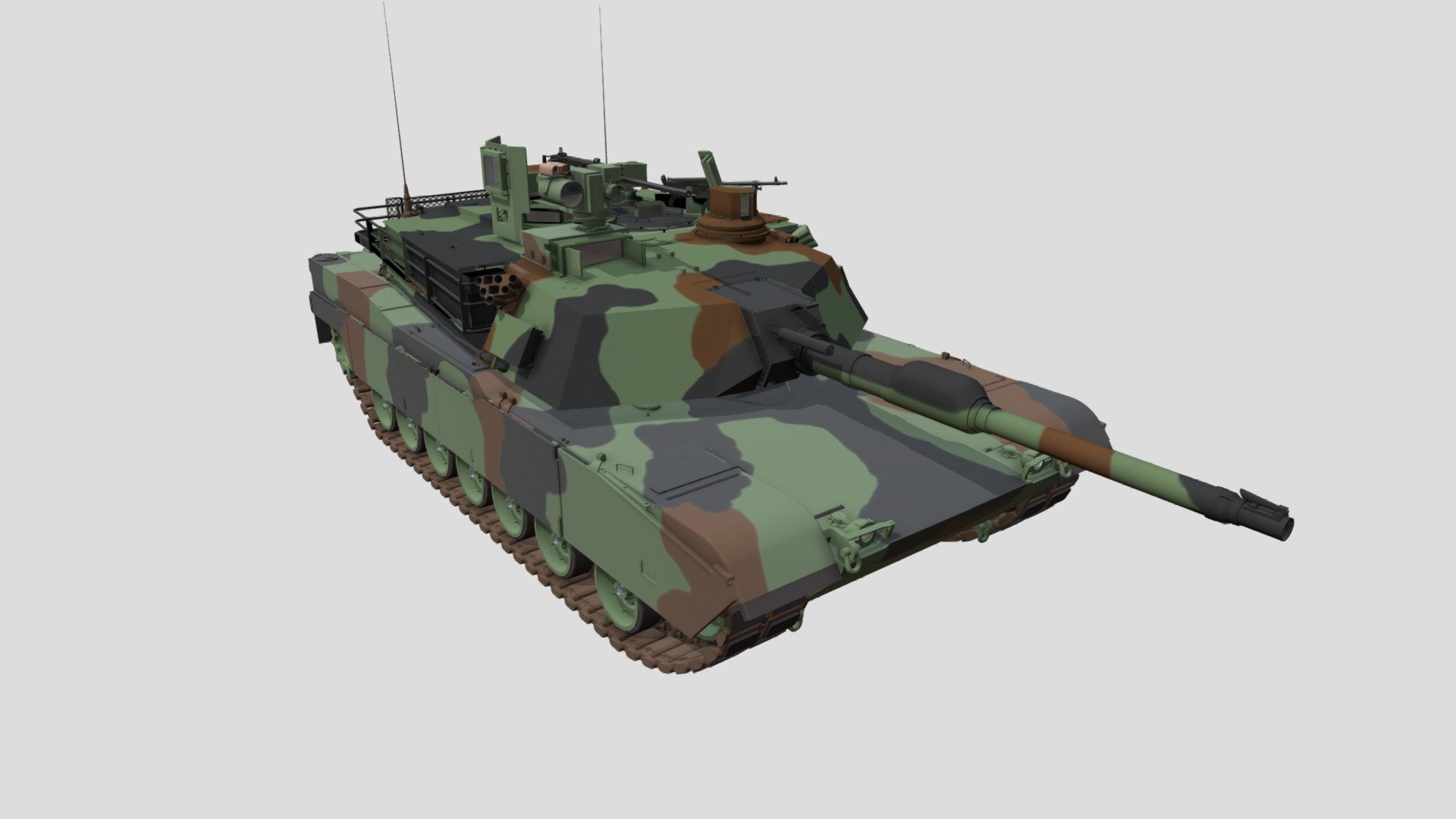 Taiwan M1A2T MBT - 3D model by Basic Hsu (@Hsu.Pei.Ge) [1169aa6 ...