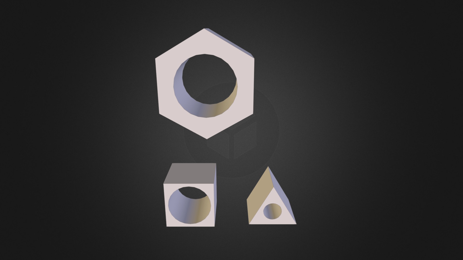 threadless M10 mixed nuts - 3D model by 3dindustries [116b713] - Sketchfab