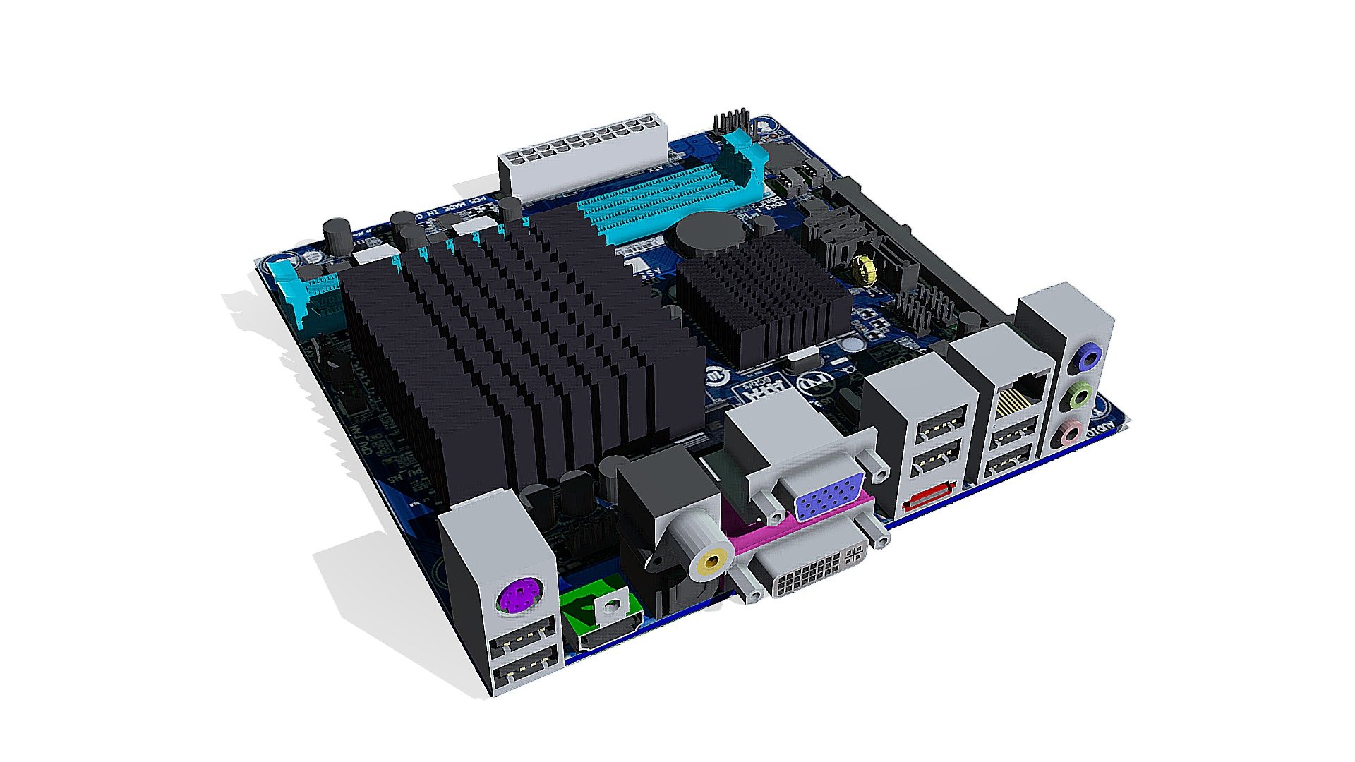 Motherboard - Download Free 3D model by MaaB [116bdcf] - Sketchfab