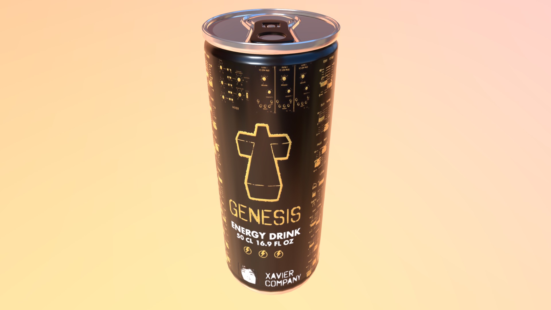 Justice - Genesis Energy Drink - 3D model by DoktorPlekter [116bf7f ...