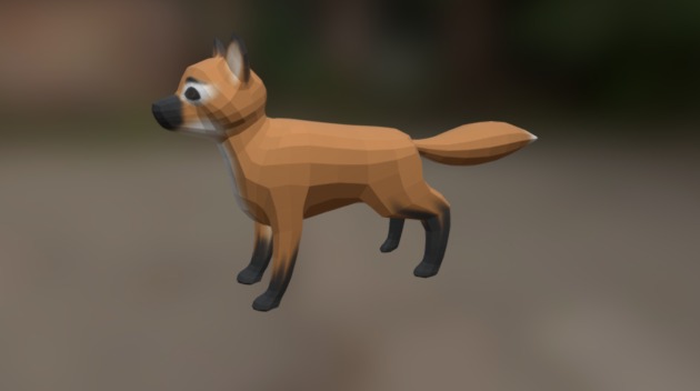 Little fox - 3D model by mariakalliorinne [116c2d7] - Sketchfab