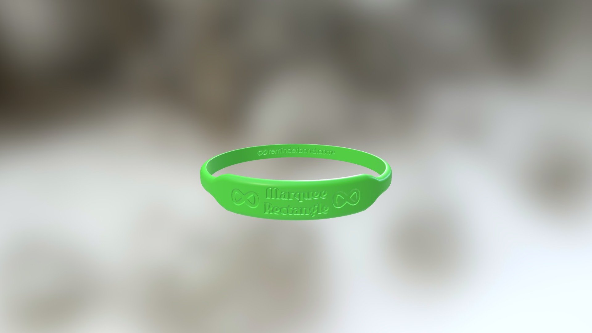 Marquee Rectangle with no Colorfill - 3D model by Reminderband, Inc ...