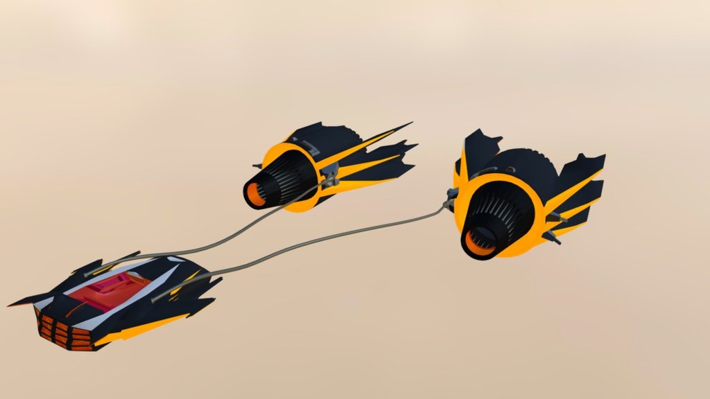 Pod Racer - Duablo - 3D model by XynDigital (@xyndig) [116d27c] - Sketchfab