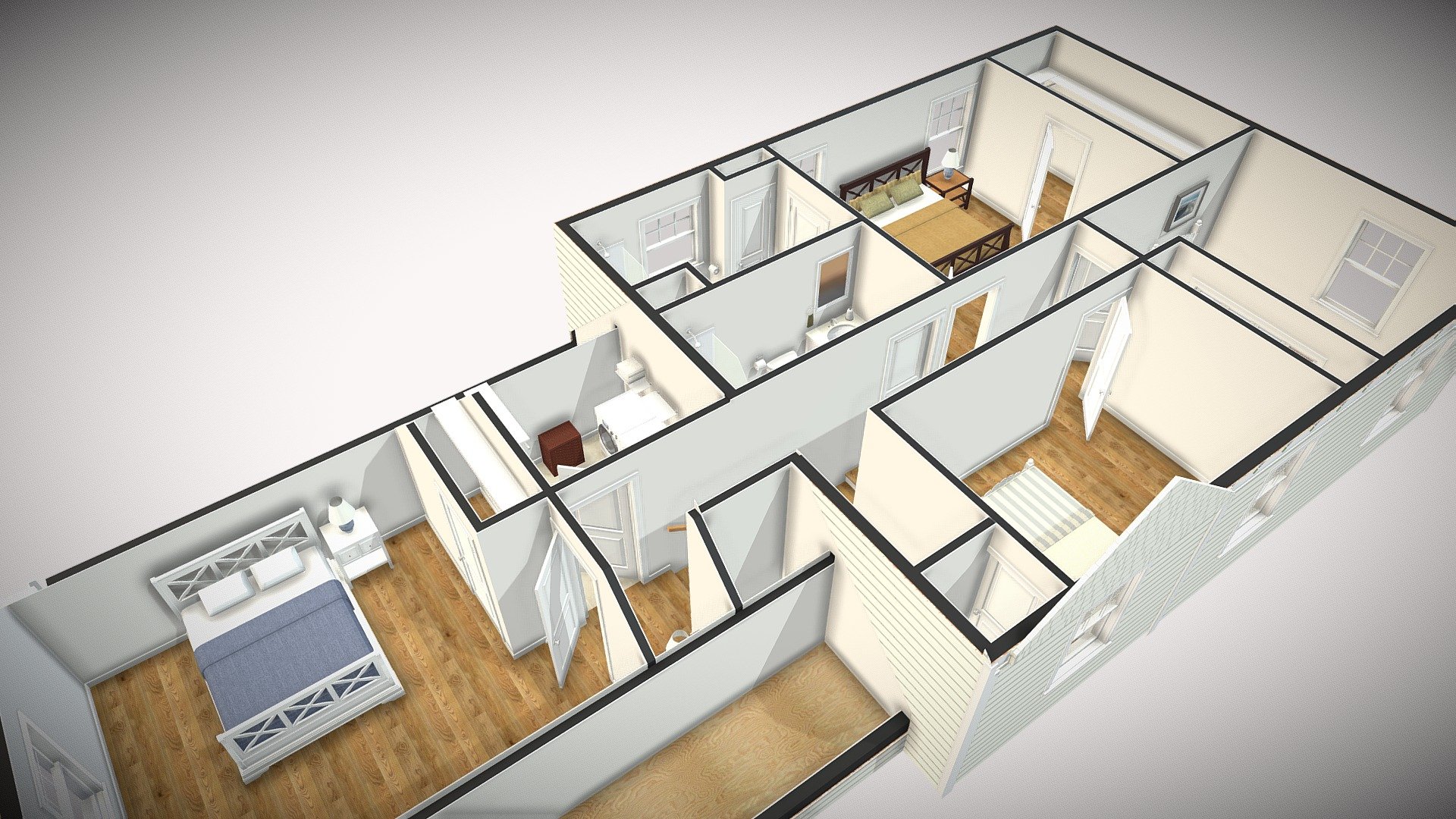 Floor Plan 2nd Floor - York - Buy Royalty Free 3D model by KPM Design ...