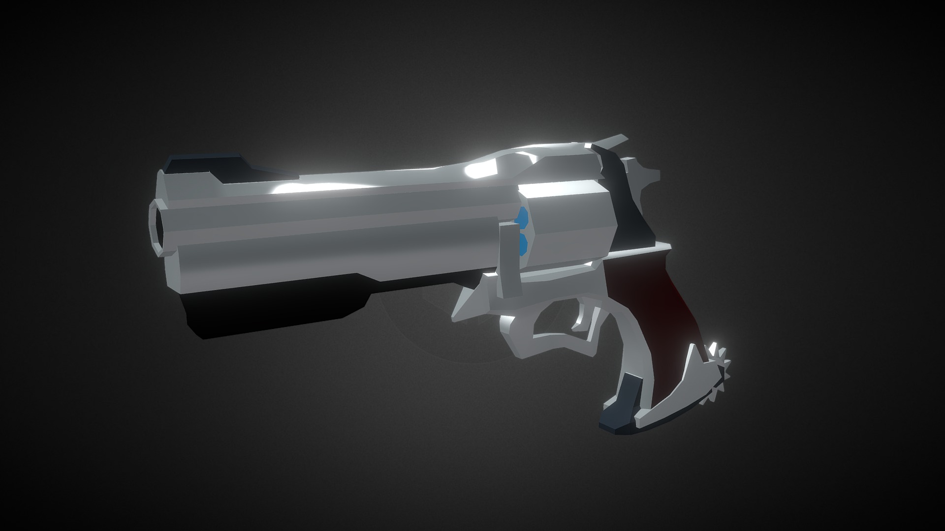 Mccree Revolver - Download Free 3D model by Helyx Silveira ...