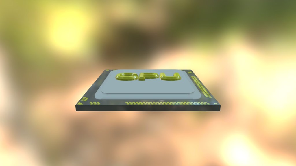 CPU - 3D model by MeganJT [11759f3] - Sketchfab