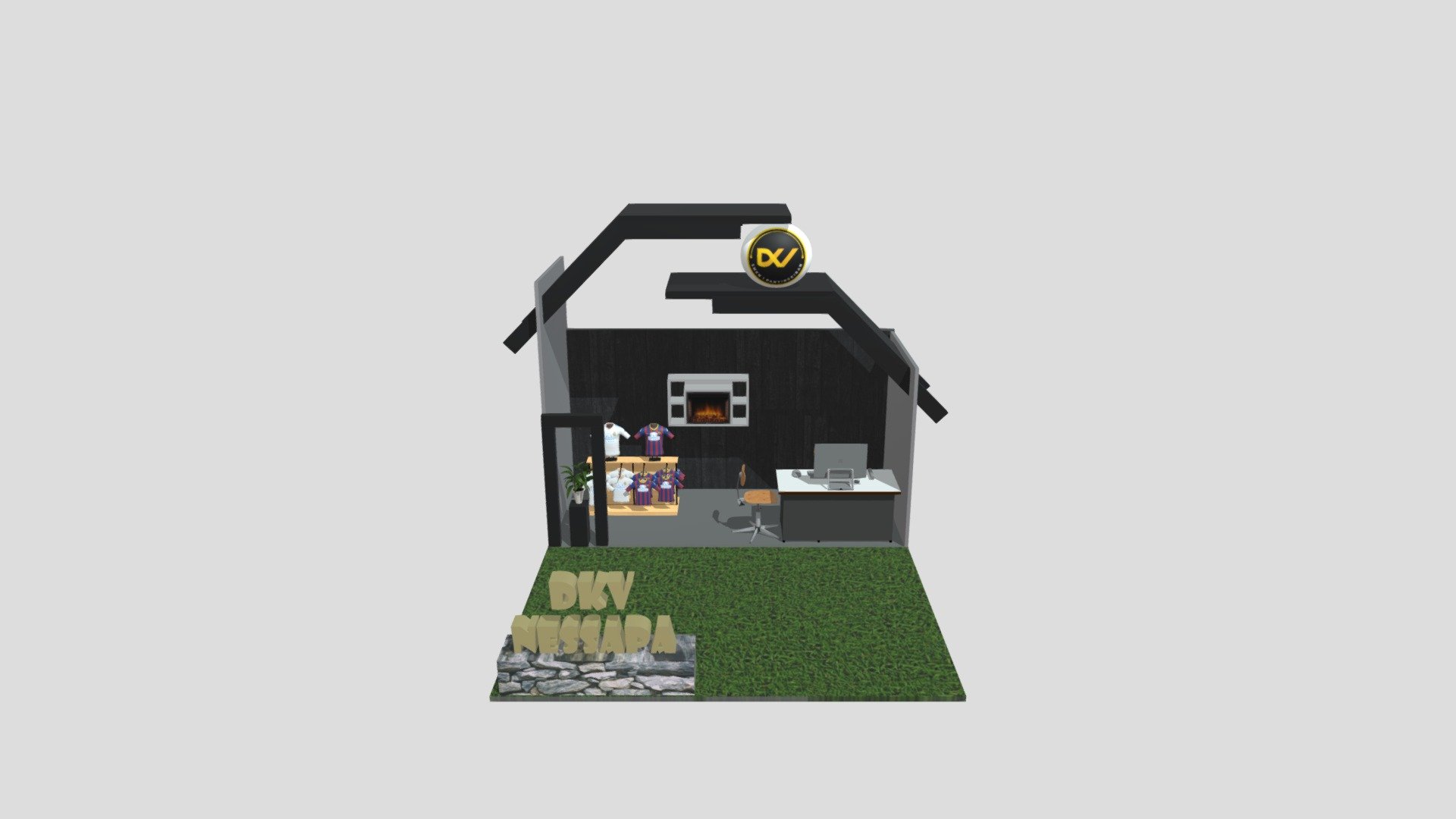 Stand DKV - 3D model by rahmatfirdaus92 [1177c14] - Sketchfab