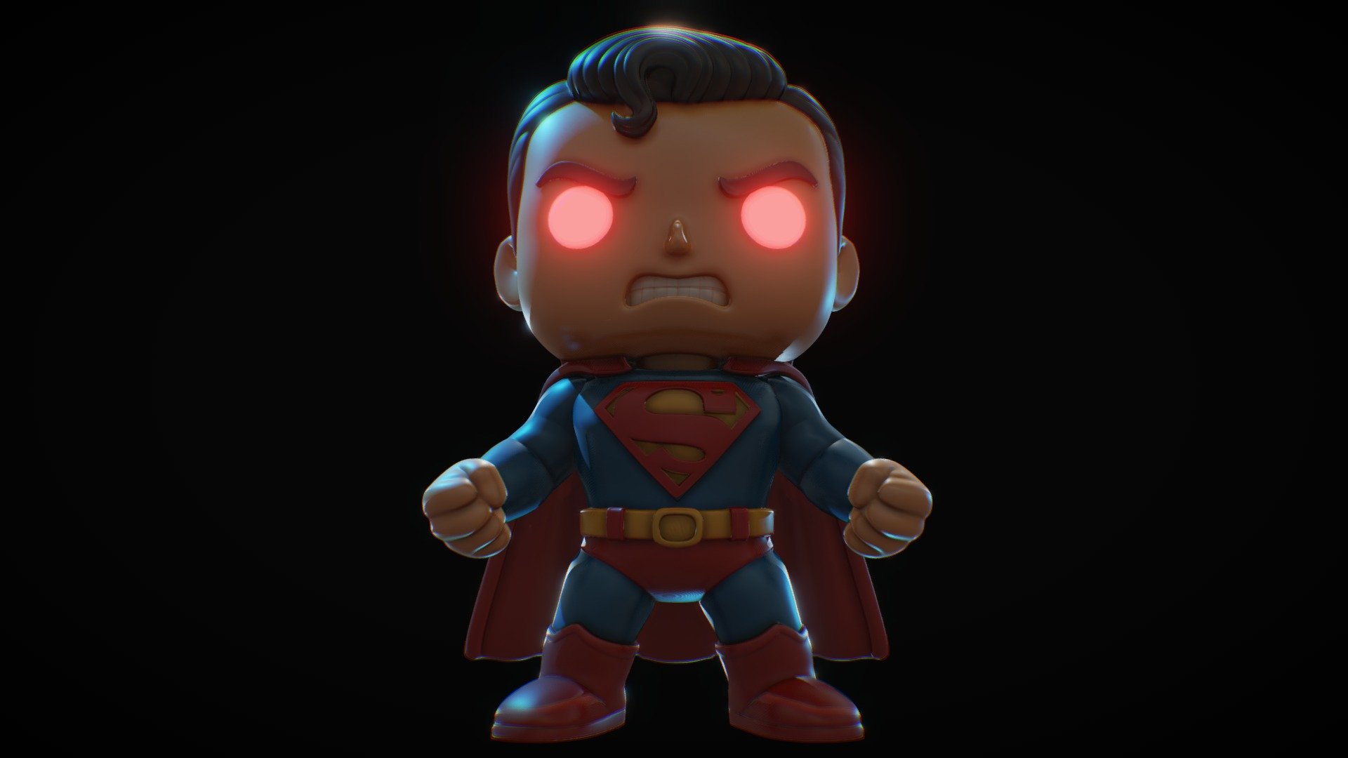 Superman - Download Free 3D model by Cem Gul (@cemgulpunk) [1177dee ...