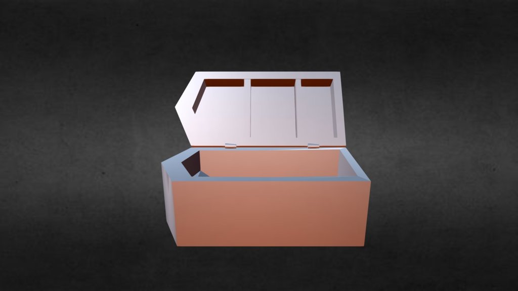 Low Poly Fridge - 3D model by Halcyon (@Halcyon_) [1178e59] - Sketchfab