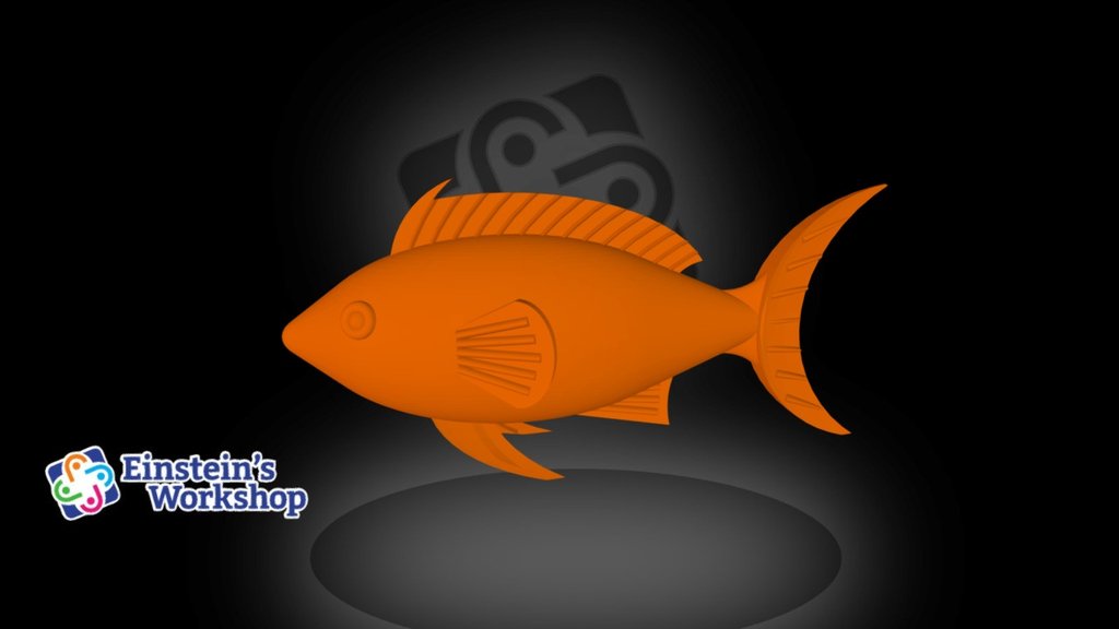 BlocksCAD Fish - 3D model by Einstein's Workshop (@einsteinsworkshop ...