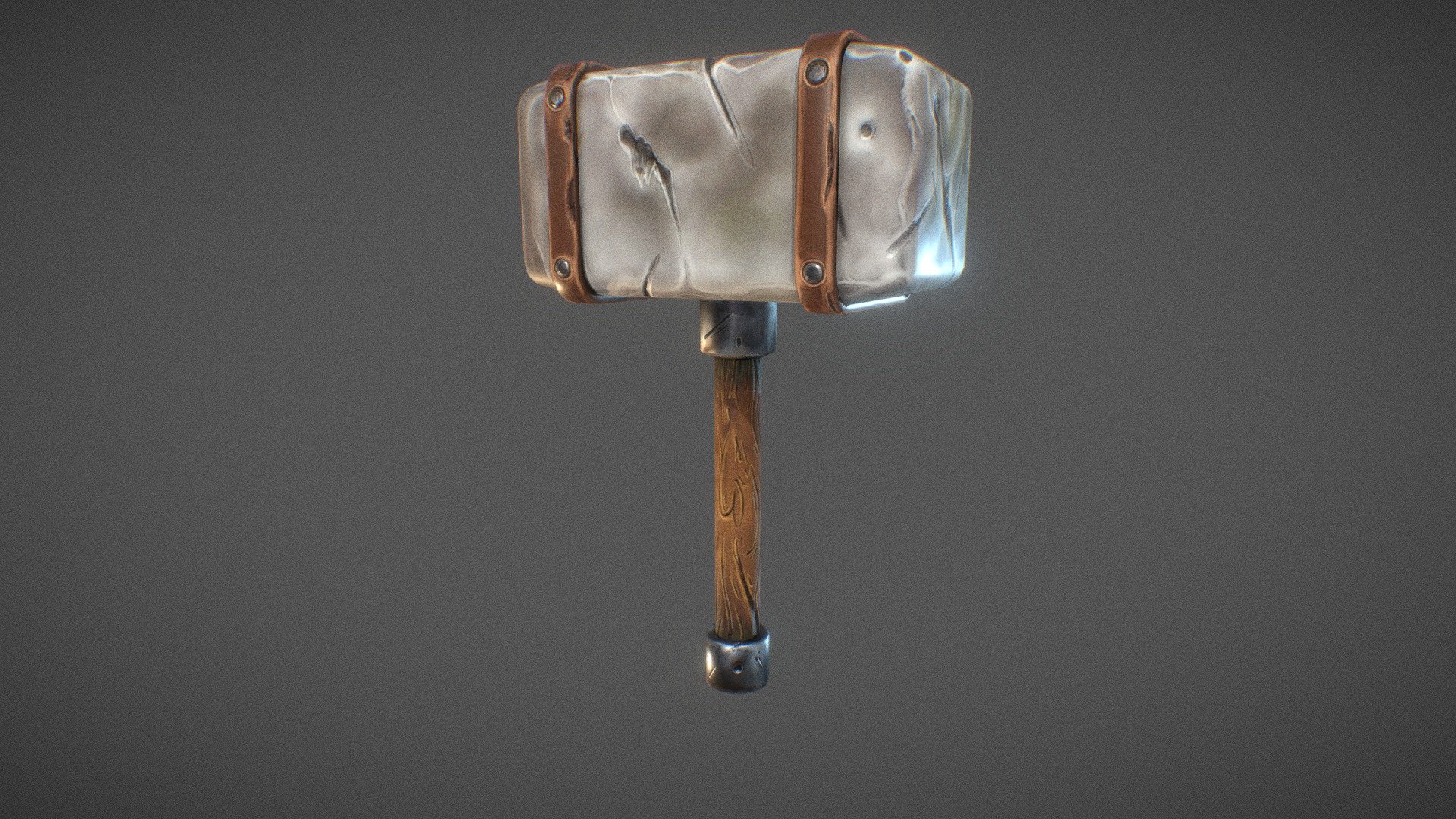 One-handed Hammer - Download Free 3D model by sad-zero [117ae95 ...