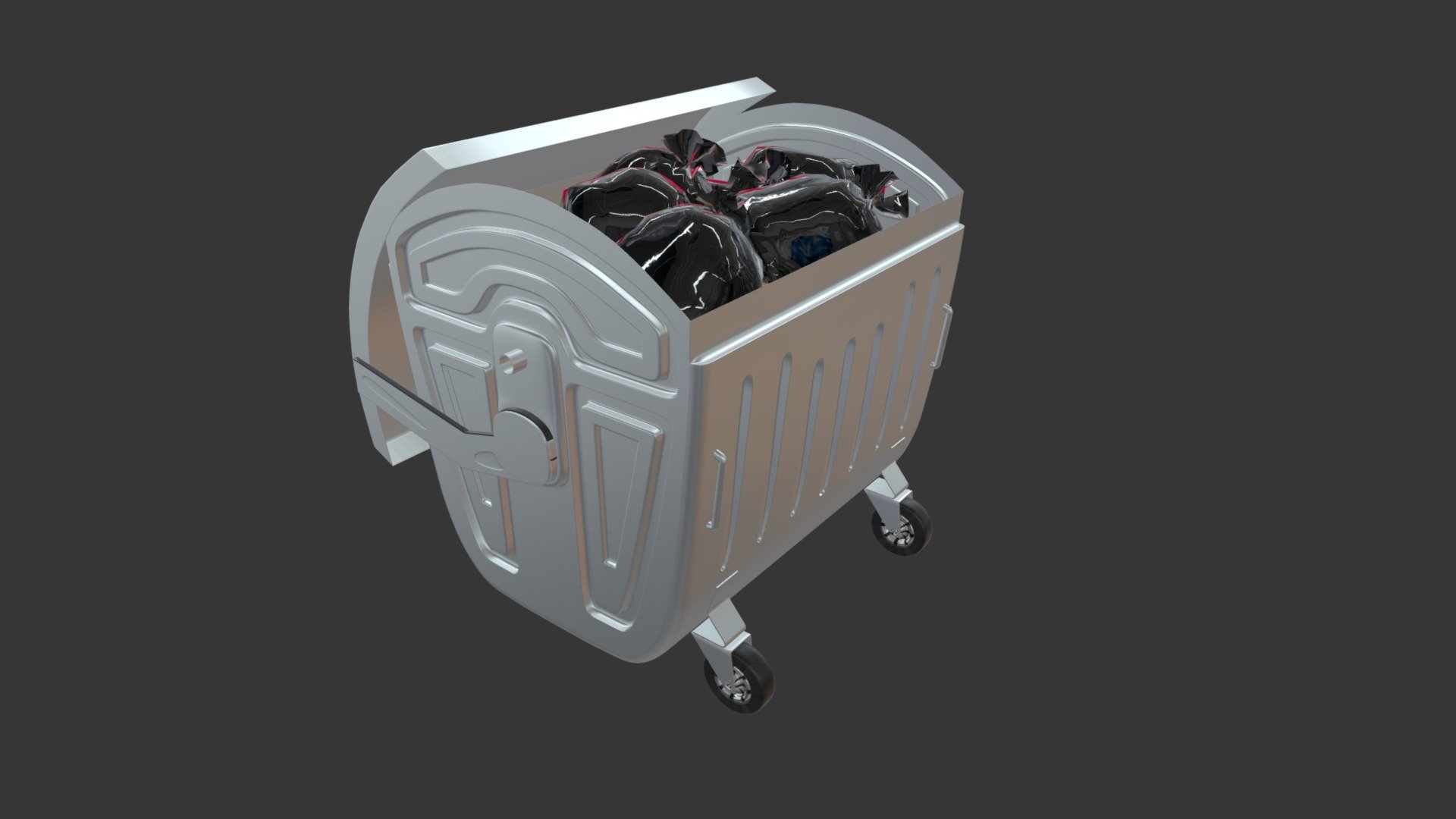 TRASH BIN - Download Free 3D model by RM3DB [117b6ef] - Sketchfab