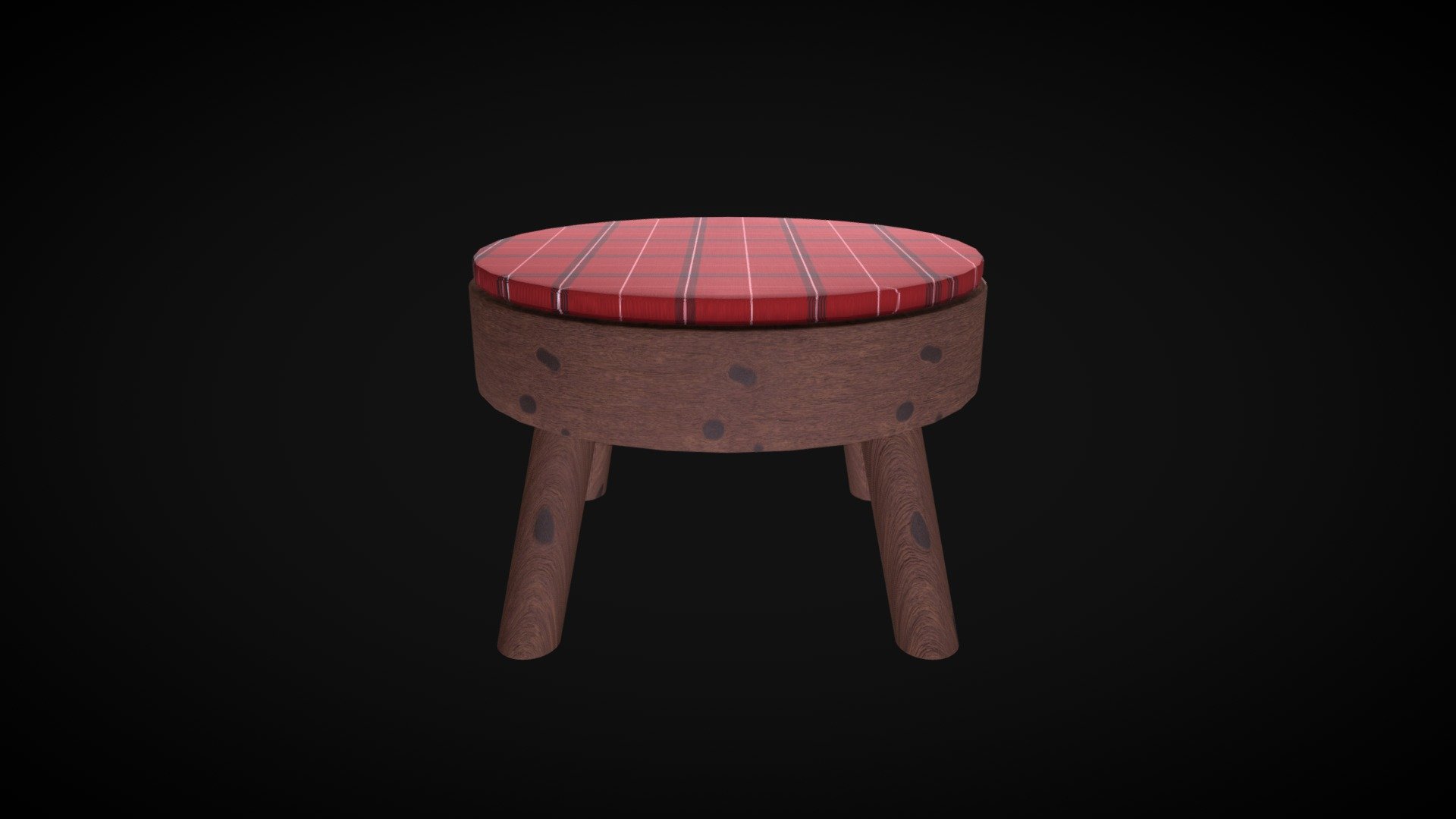 Wooden Stool(Seat) - Download Free 3D model by Arcaino1013 ...